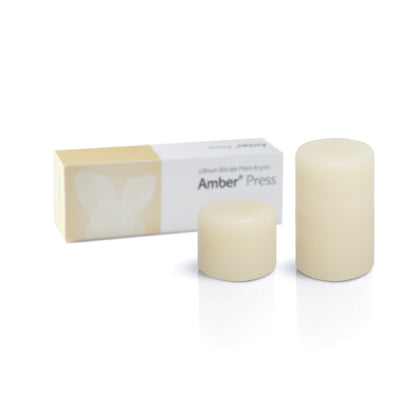 Hass Amber Press Ingots: Medium Opacity – www.nourdentalsupply.com